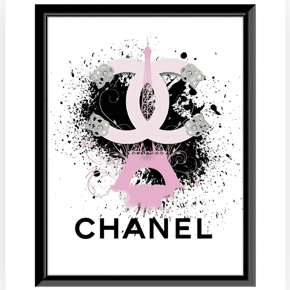 CHANEL | Wall Decor | Chanel 8 2x11 Framed Wall Art | Poshmark